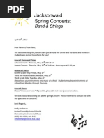 Talent Show Letter | PDF