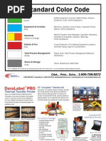 5S Color Chart: Equipment Safety | PDF | Occupational Safety And Health ...