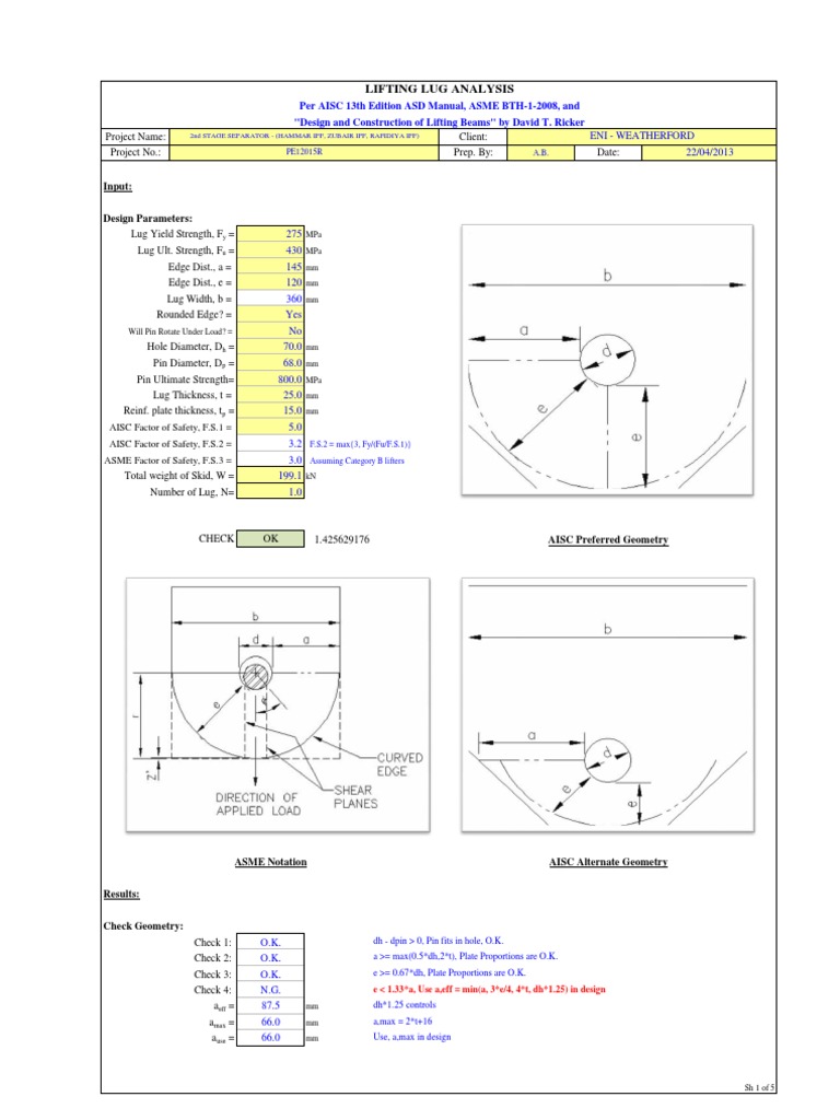 03 - Lifting Lug - 2nd Stage Separator (New) | PDF