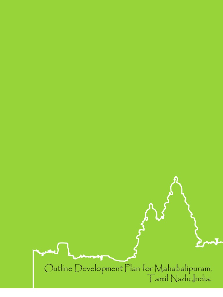 Mahabalipuram Development Plan Overview | PDF | Rain | Tourism