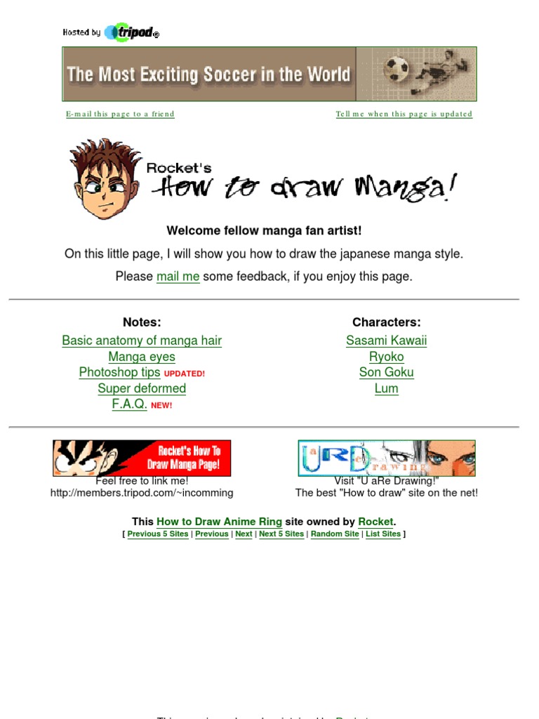 Rockets How To Draw Manga | PDF