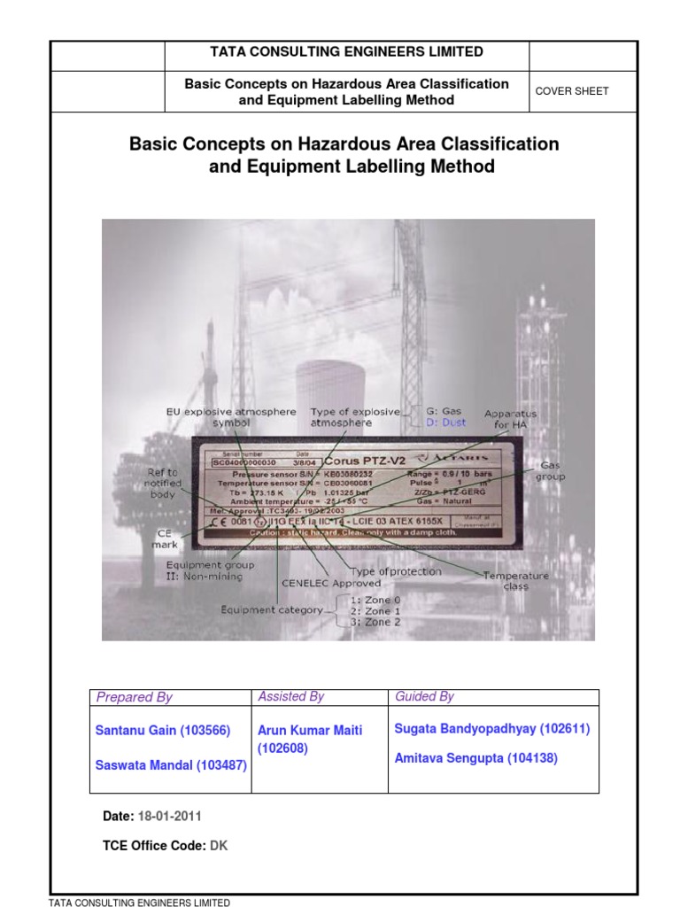 Hazardous Area Classification Basics | PDF | Combustion | Chemistry