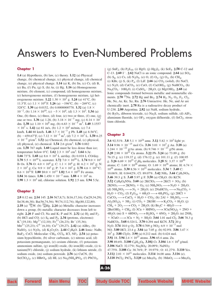 Solutions for Chang Chemistry Problems | PDF | Covalent Bond | Chemistry