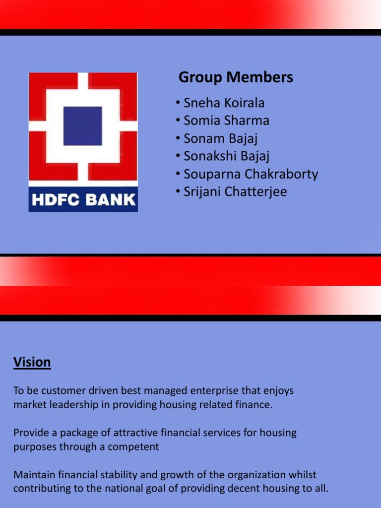 HDFC ppt | Market Segmentation | Banks | Free 30-day Trial | Scribd