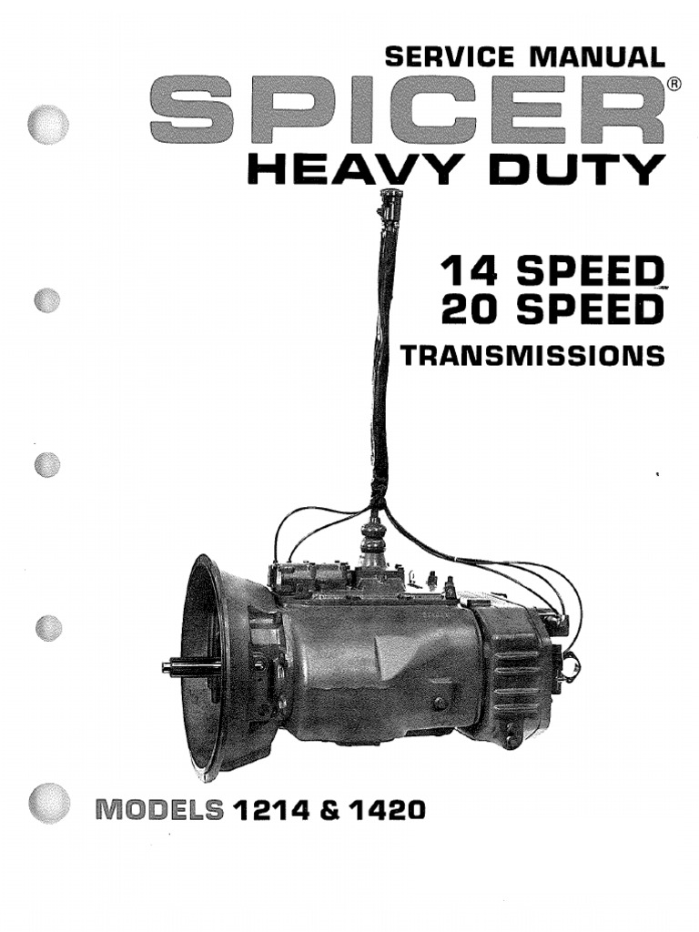 2345_20 Transmision Spicer 14 -20 Velocidades
