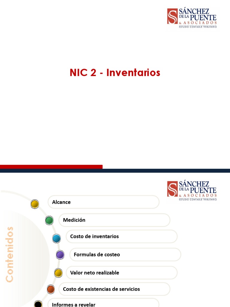 NIC 2 - Inventarios | PDF | Valoración empresarial | Contabilidad