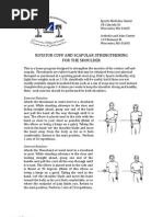 Throwers Ten Exercise Program | PDF | Anatomical Terms Of Motion | Elbow