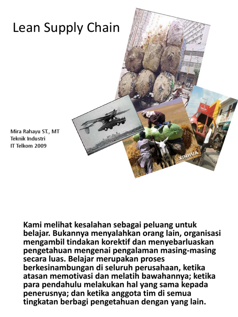 Lean Supply Chain | PDF | Lean Manufacturing | Supply Chain