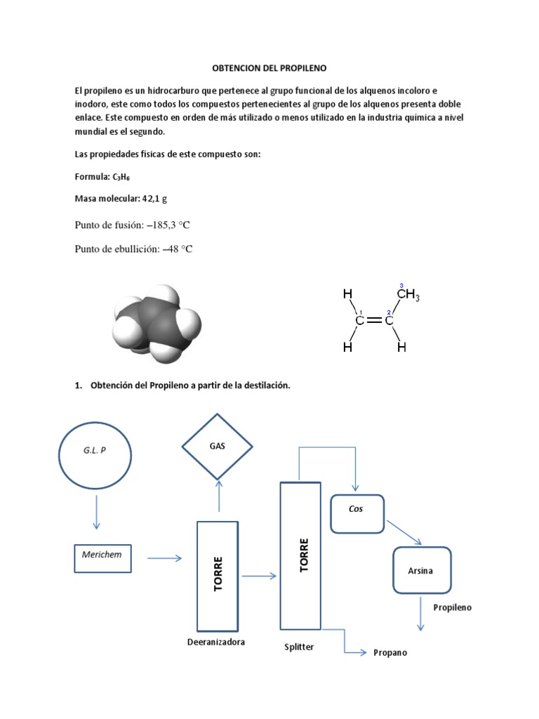 Obtencion Del Propileno
