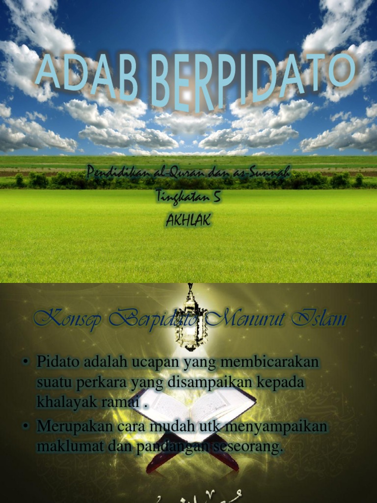 Panduan Berpidato dalam Islam | PDF | Karier & Perkembangan | Agama ...