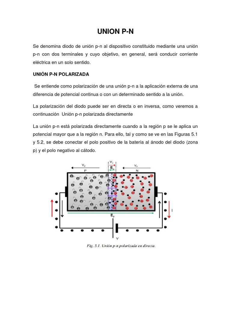 UNION P-N | Unión PN | Diodo