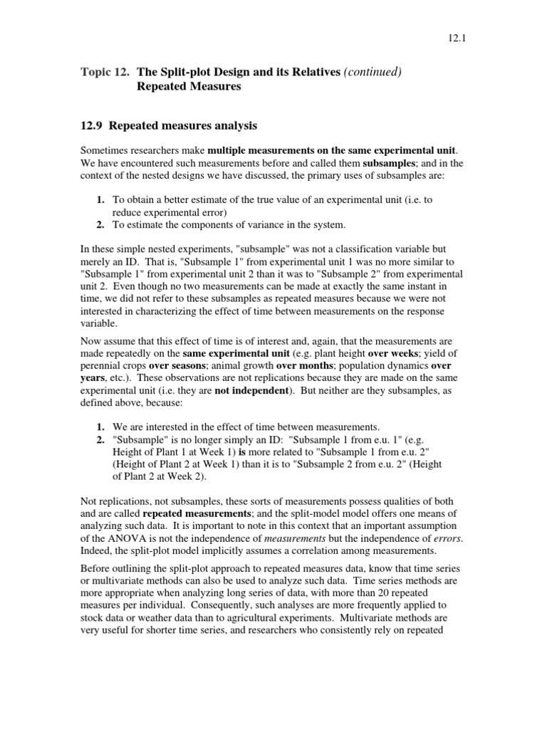 Split Split Plot Design Pdf Experiment Analysis Of Variance