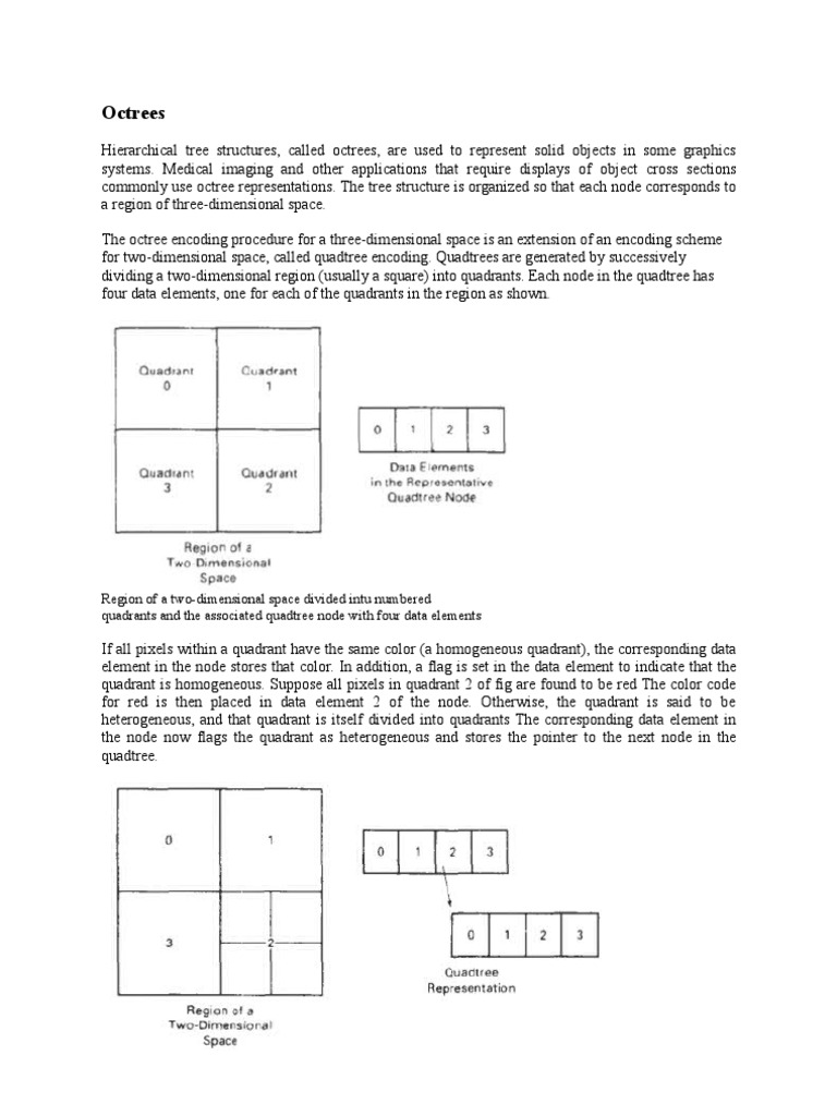 Octrees | PDF | Voxel | 2 D Computer Graphics