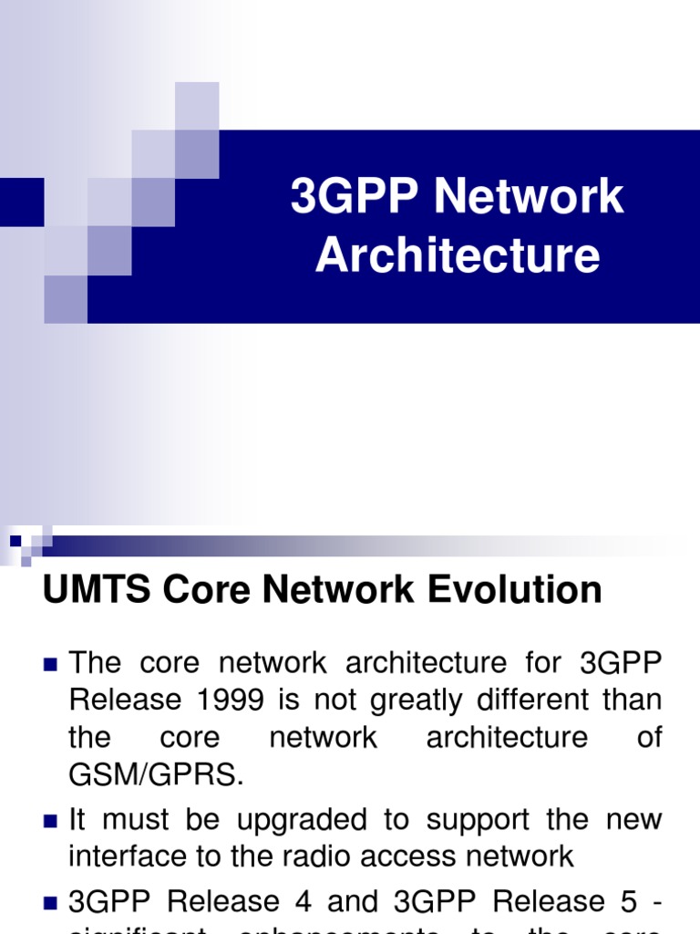 3GPP Network Architecture | PDF | Computer Network | Session Initiation ...