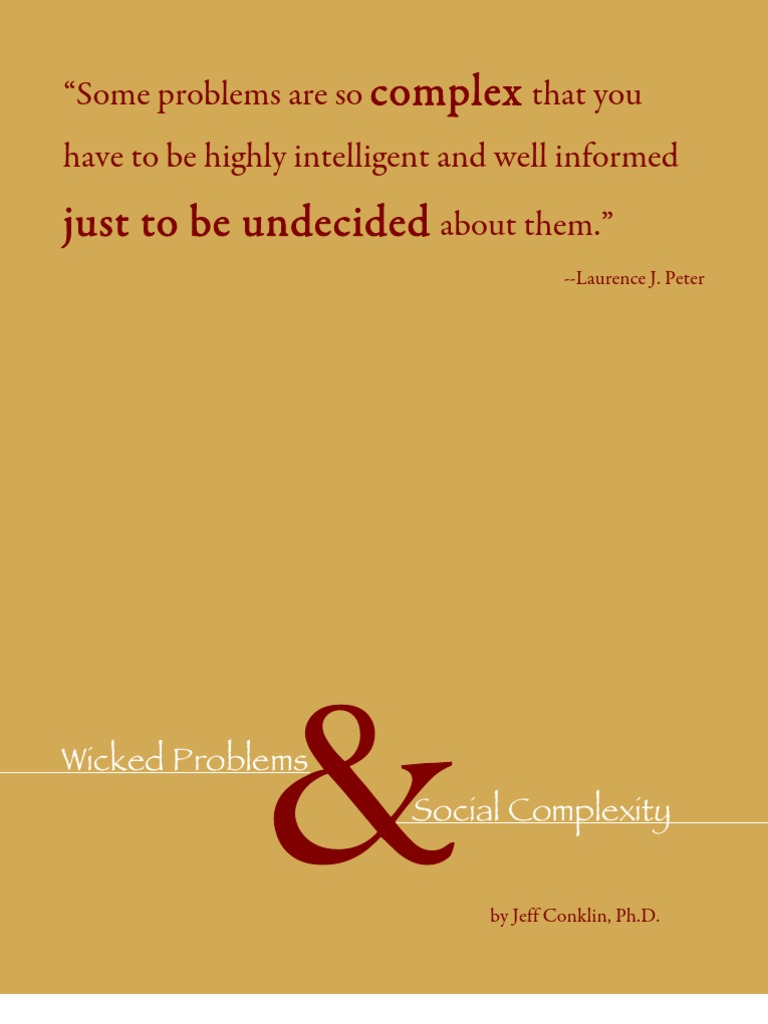 Wicked Problems | PDF