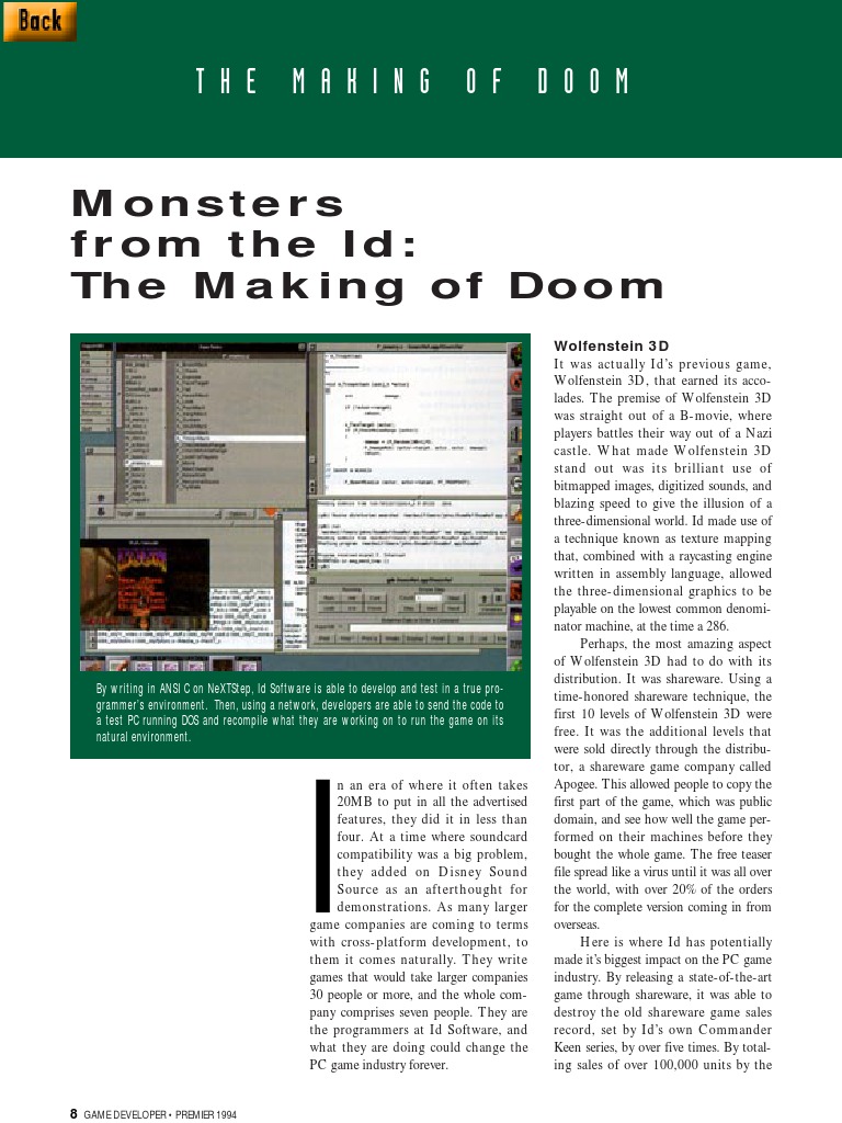 Doom Dev | PDF | Video Game Development | Video Games