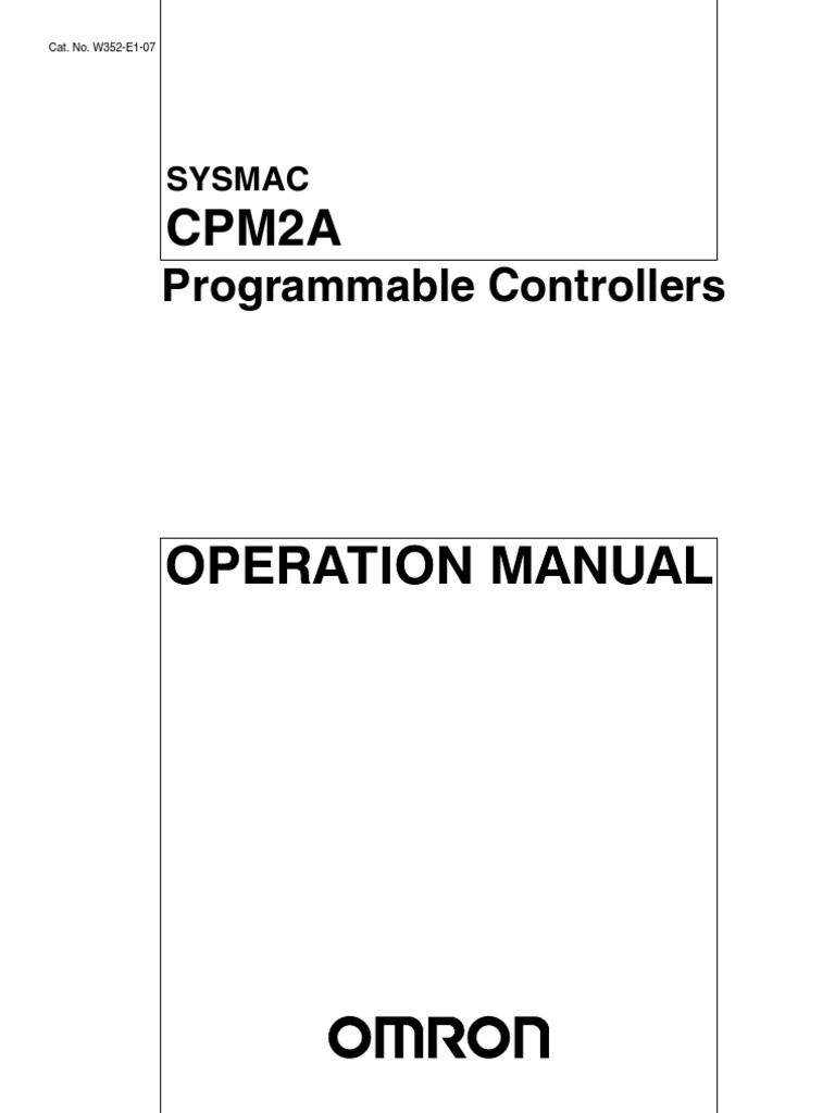 PLC OMRON CPM Series | PDF | Capacitor | Electromagnetic Compatibility