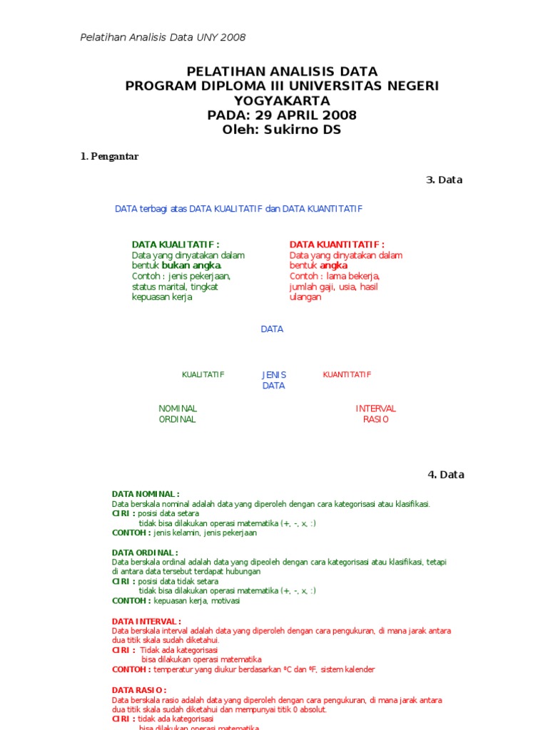 Modul Analisis Data Dengan SPSS | PDF | Metode & Bahan Ajar