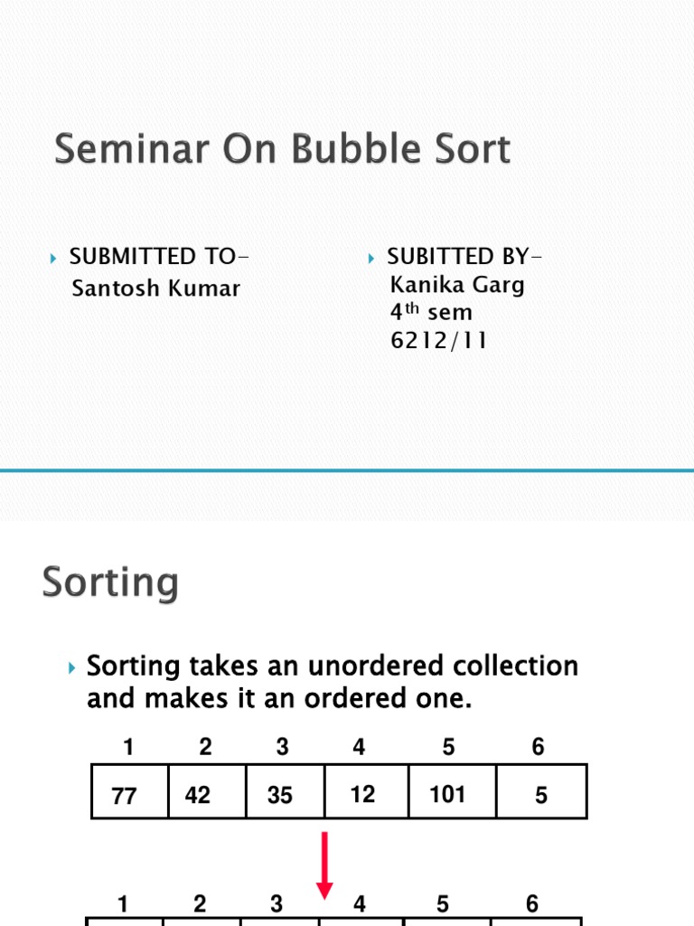 Submitted To-Santosh Kumar Subitted by - Kanika Garg 4 Sem 6212/11 ...