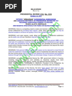 PD 1216-Defining Open Spaces in Residential Subdivisions | PDF | Repeal ...