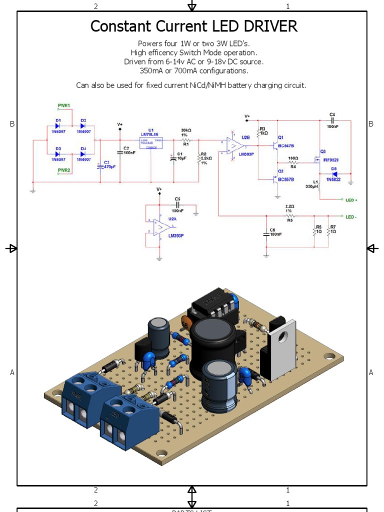 Constant Current LED DRIVER | PDF