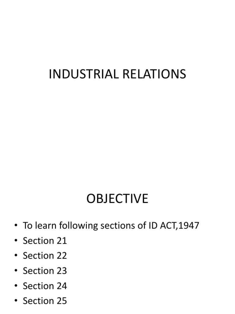 Industrial Relations | PDF | Lockout (Industry) | Strike Action