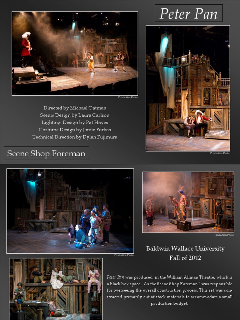 Peter Pan Production Overview 2012 | PDF