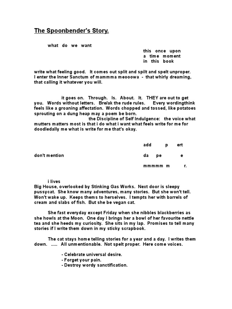 The Spoonbender's Story | PDF | Nature