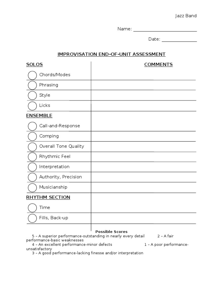 End of Unit Summative Assessment | PDF | Language Arts & Discipline | Art