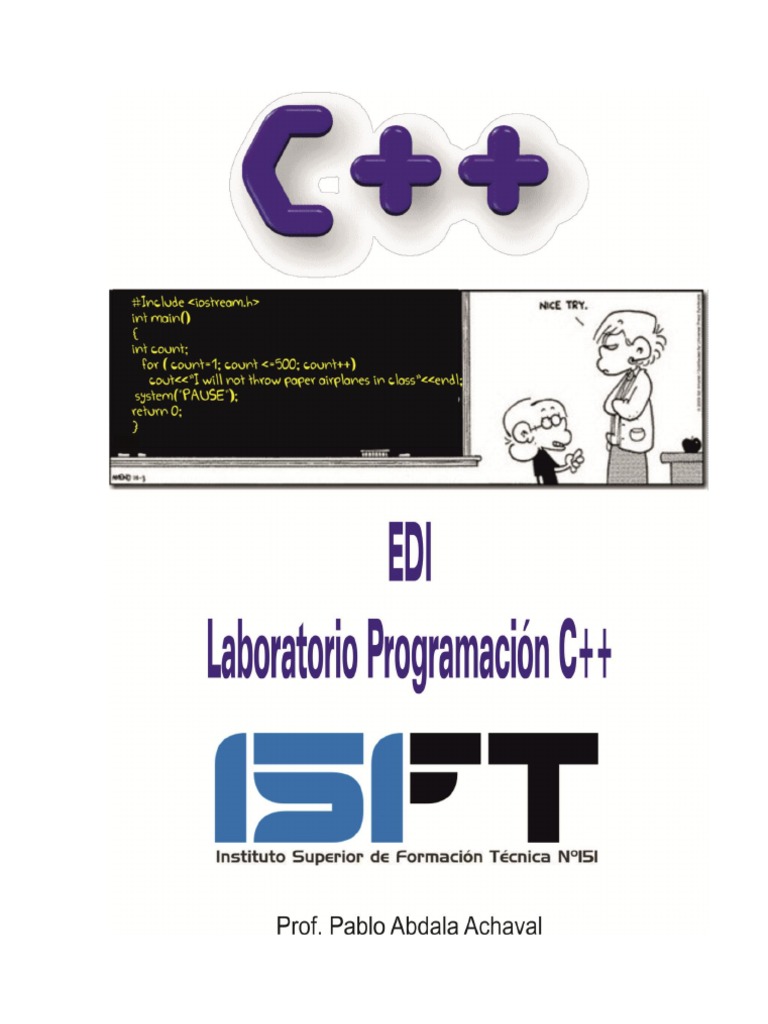 Apunte Lab Programacion I y 2 - 2013 - 151 | PDF | C ++ | C (lenguaje de programación)