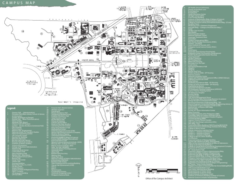 Campus Map For Up Diliman | PDF | Science