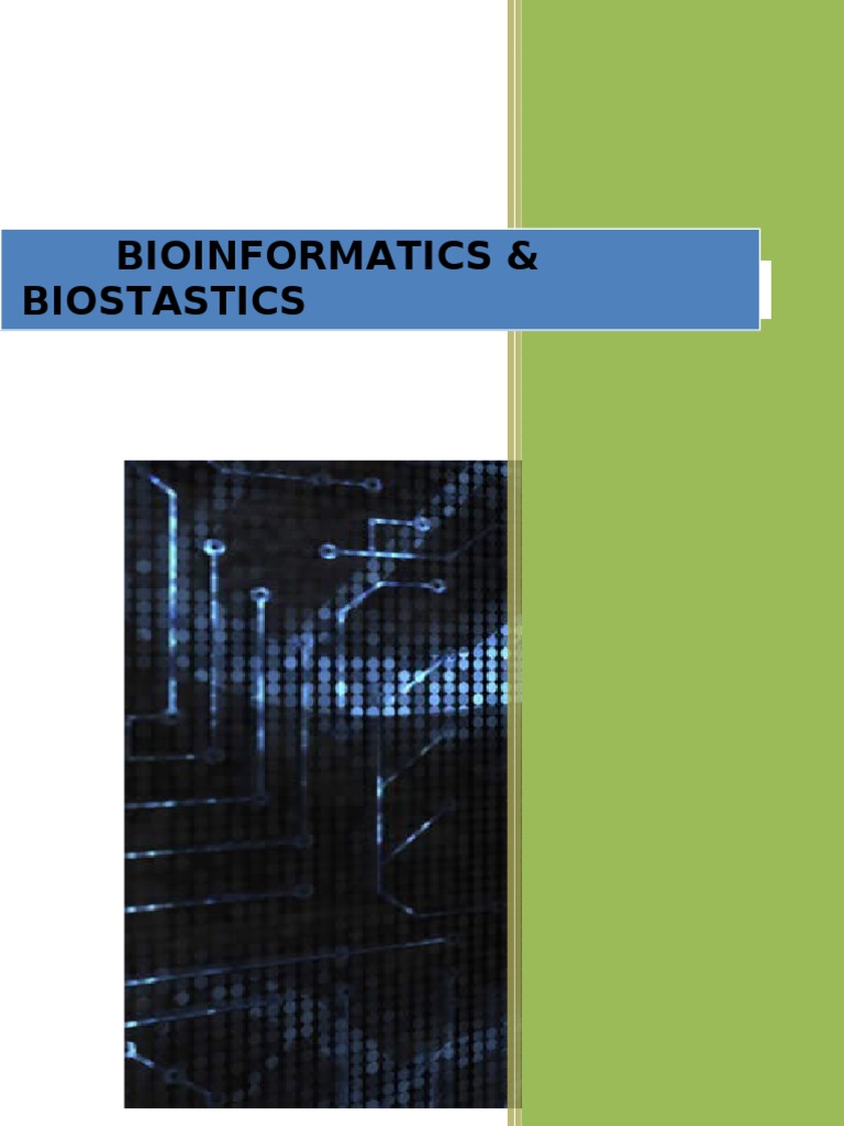 Paper - 4 (1) .2 - Bioinformatics & Biostatistics Unit 1 | PDF | Input ...