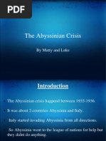 Abyssinian Invasion: League's Failure | PDF | League Of Nations ...