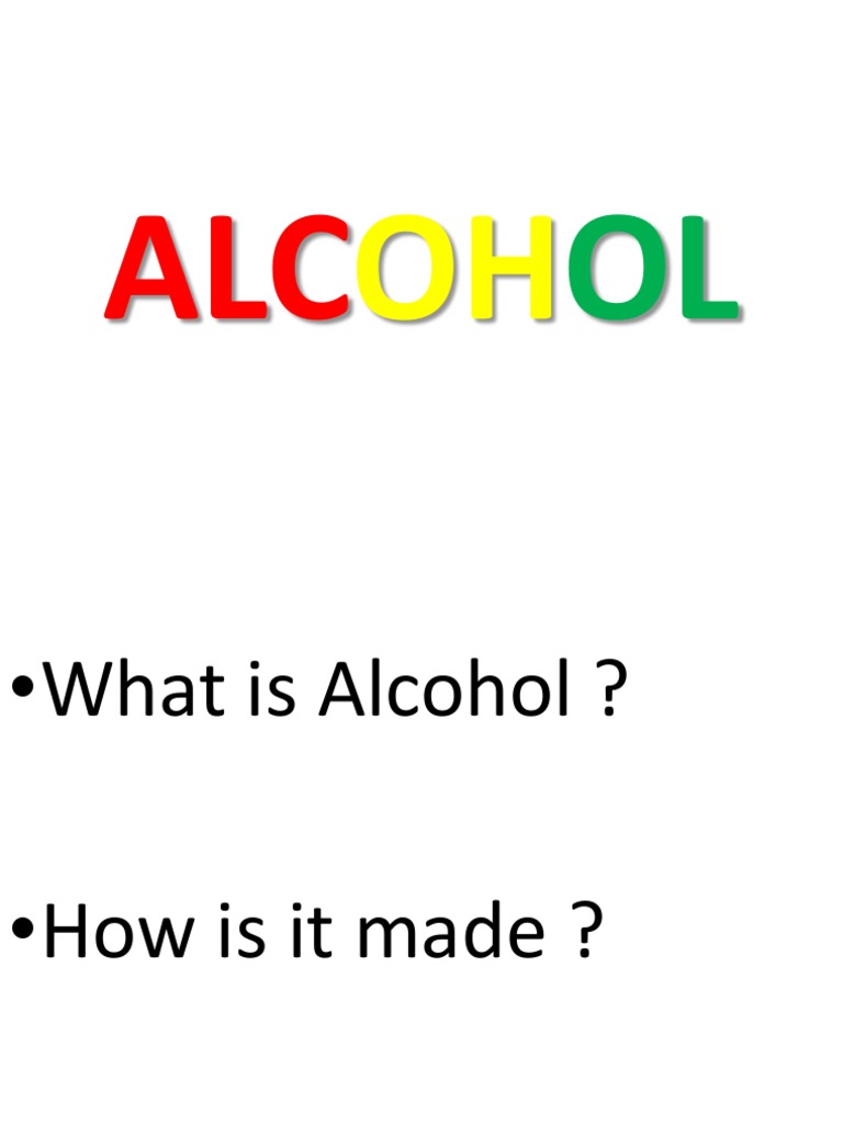 Alcohol | PDF | Alcohol | Ethanol