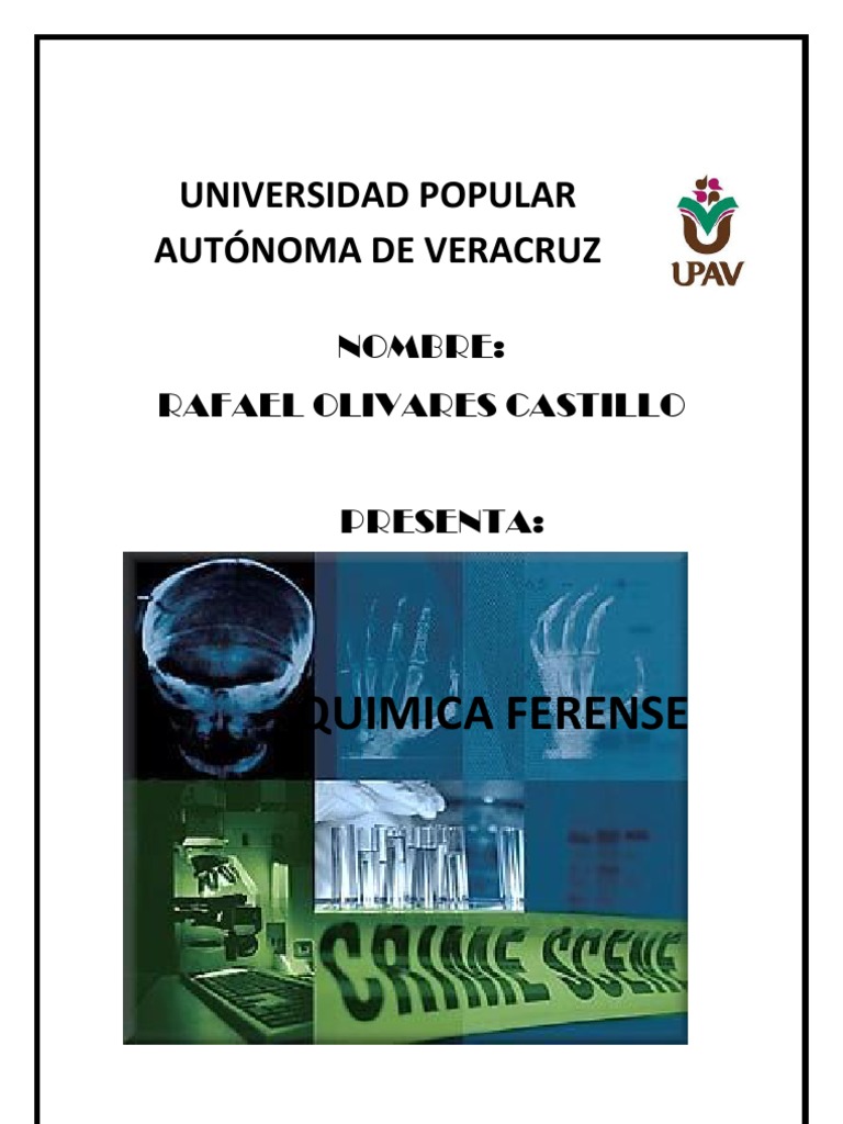 Quimica Forence .... | PDF | Toxicología | Jurisprudencia médica