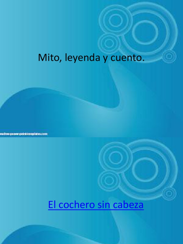 Cuento, Mito y Leyenda | PDF | Leyendas | Amor