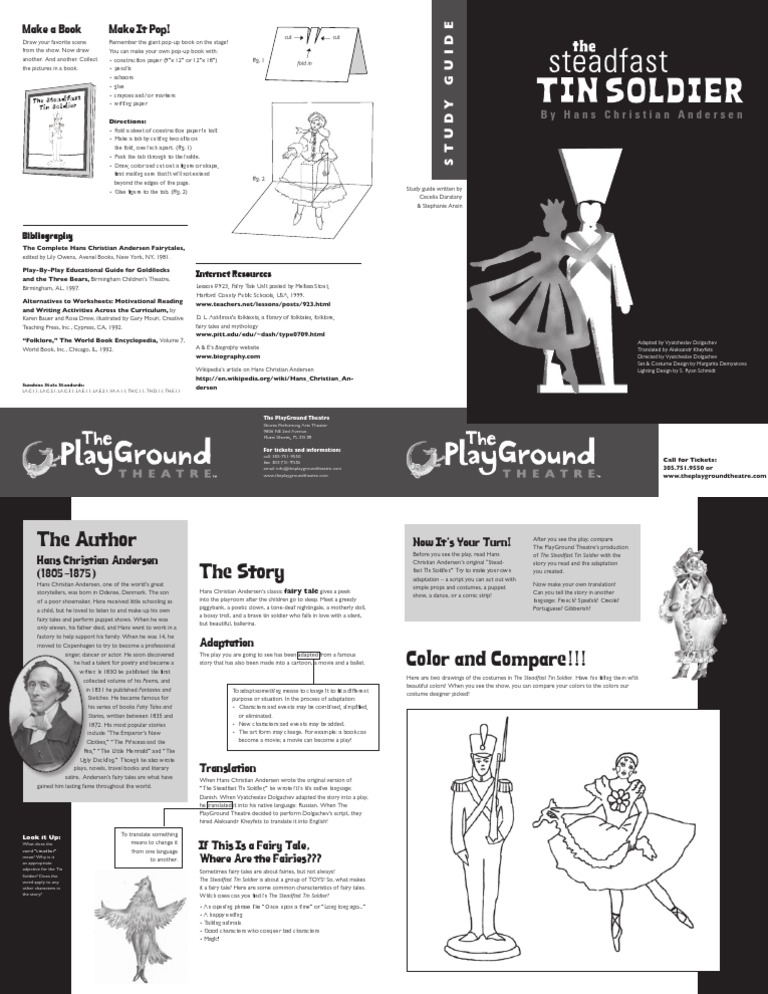 "Steadfast Tin Soldier Study Guide" | PDF | Hans Christian Andersen ...