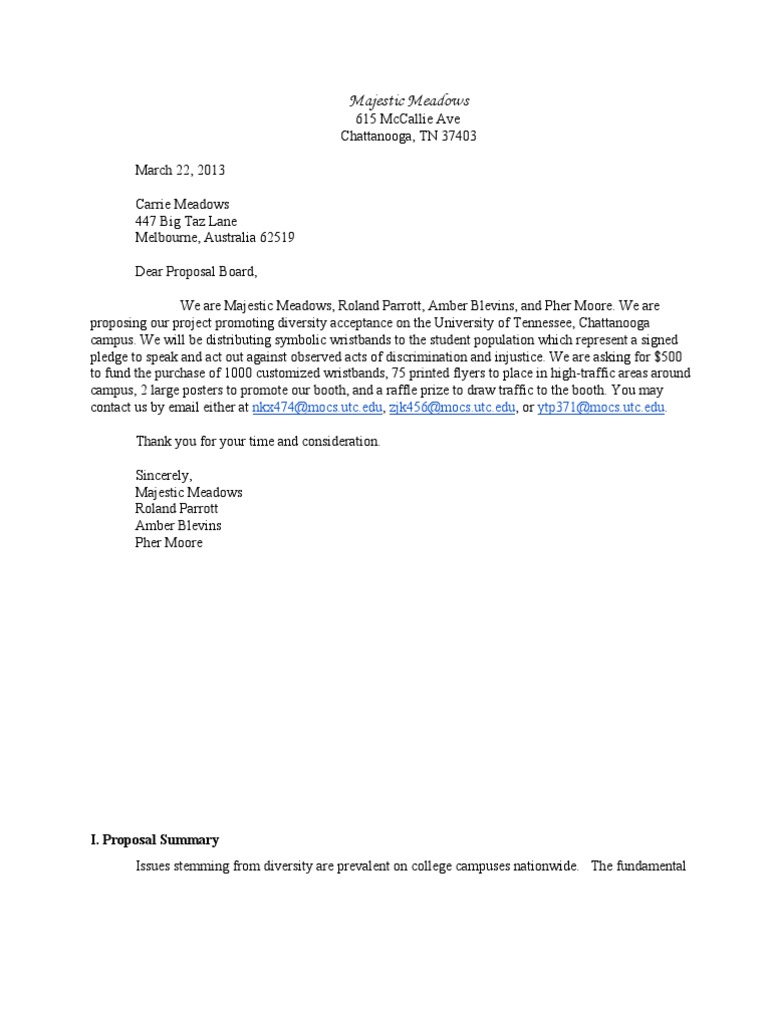 UTC Diversity Initiative Proposal | PDF | United States Department Of ...