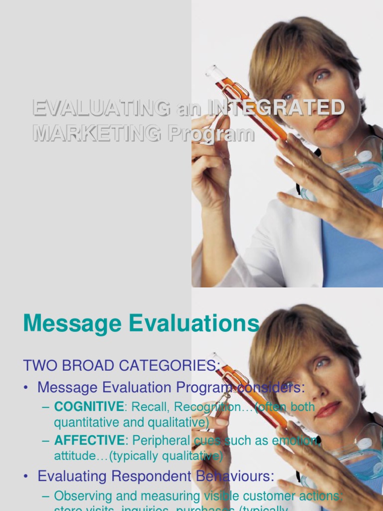Evaluating IMC Programe | PDF | Advertising | Recall (Memory)