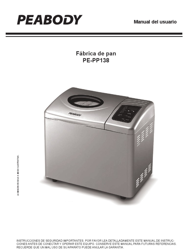 Manual - Panera Peabody PE - PP138 | PDF | Panes | Trigo
