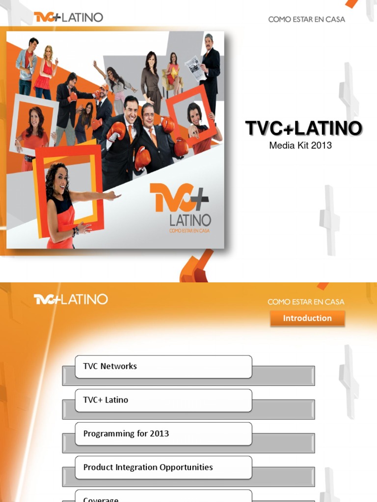 TVC+Latino Media Kit 2013: A Comprehensive Guide to the New Hispanic ...