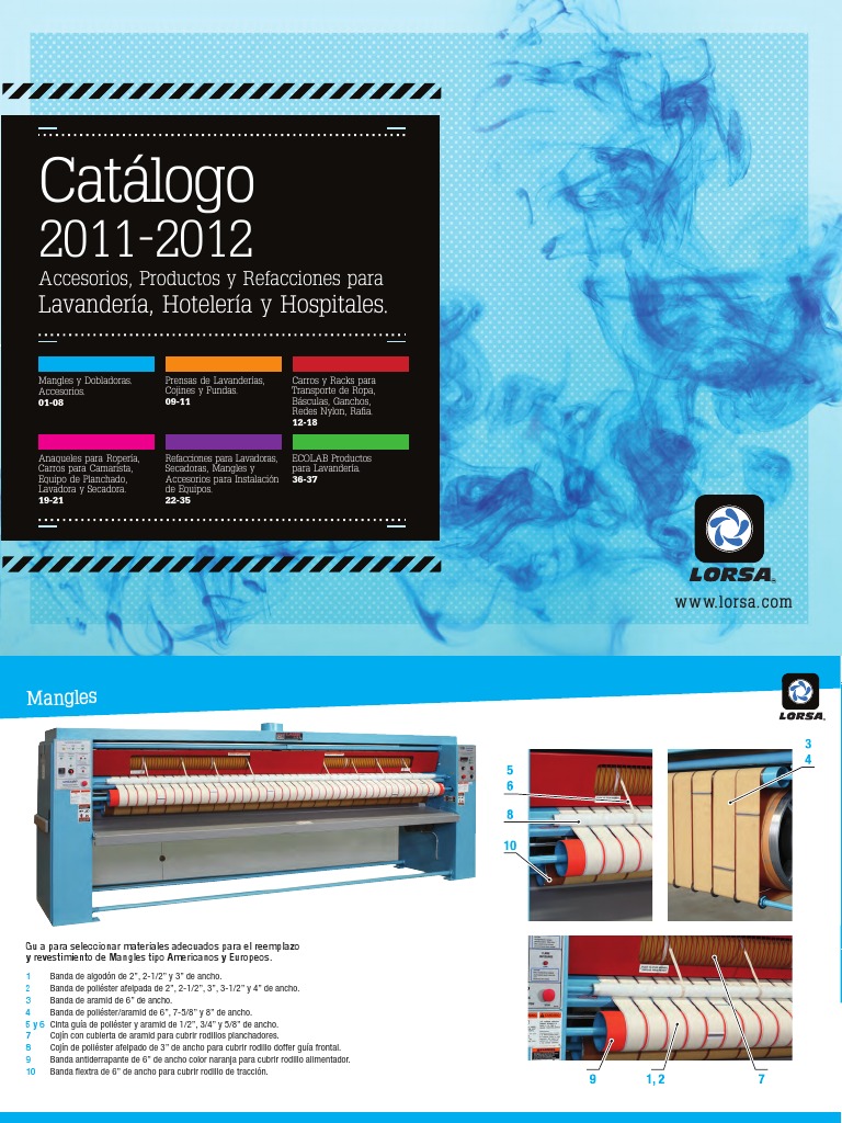 Catálogo de Mangles y Accesorios Lorsa | PDF | Ingeniería mecánica ...