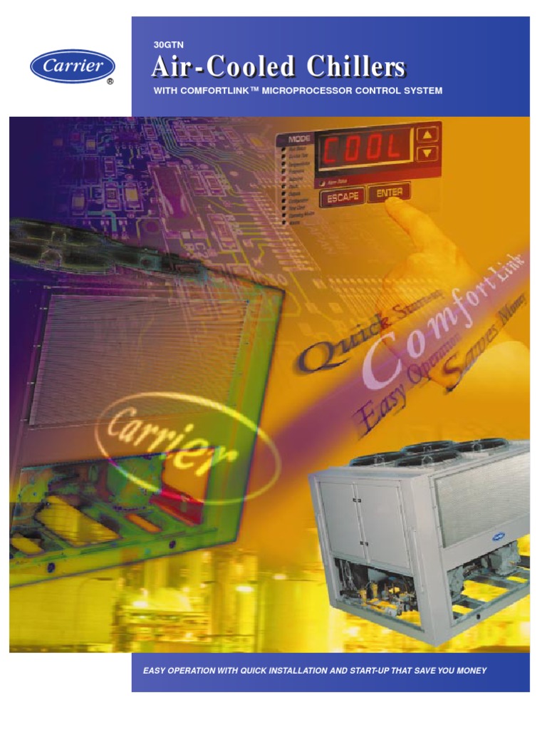 30gt Flyer Chiller - Carrier | PDF | Heating, Ventilating, And Air ...