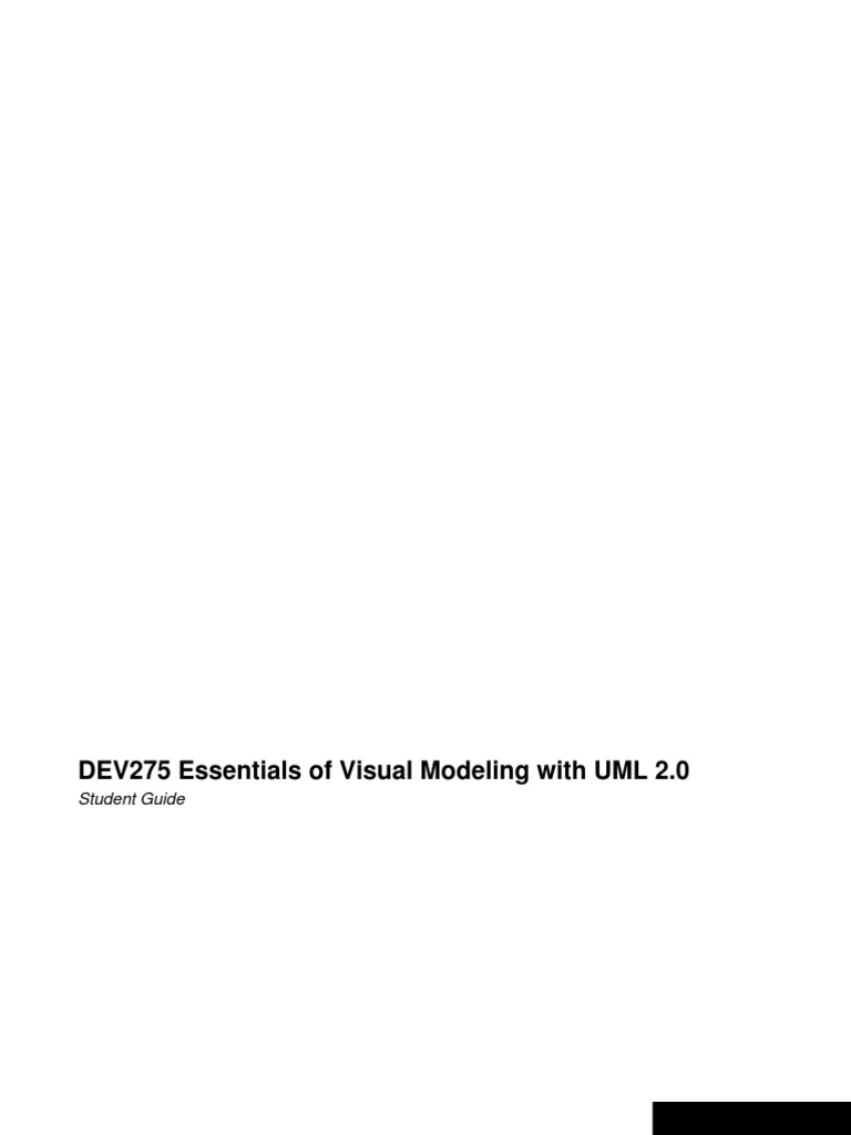 Student Guide | PDF | Unified Modeling Language | Conceptual Model