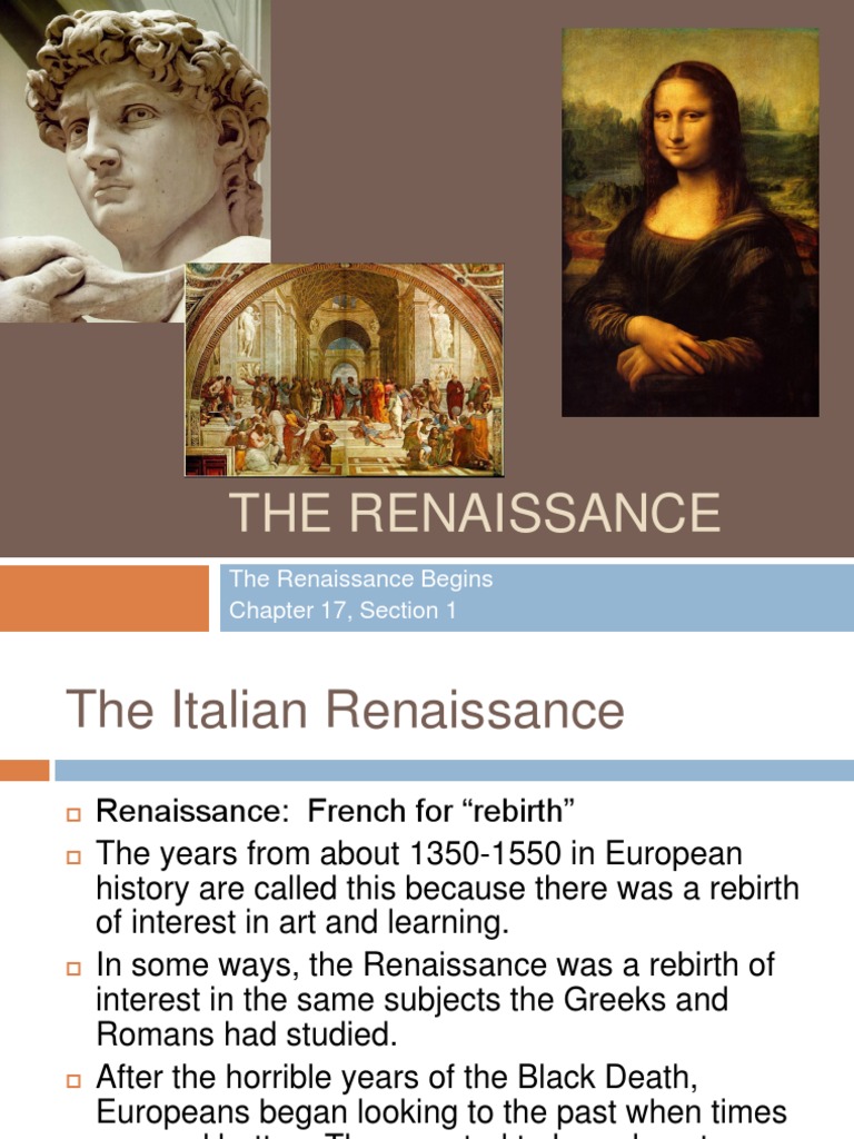 Renaissance PowerPoint 1 | PDF | The Renaissance | Florence