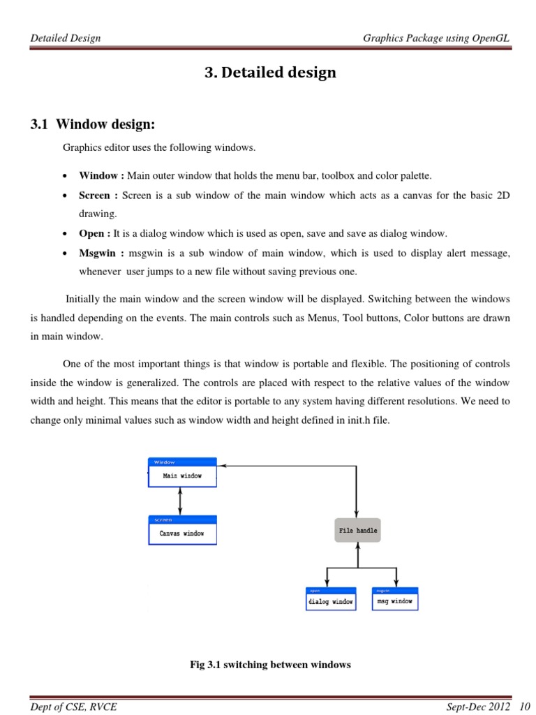 3.detailed Design | PDF | Button (Computing) | System Software
