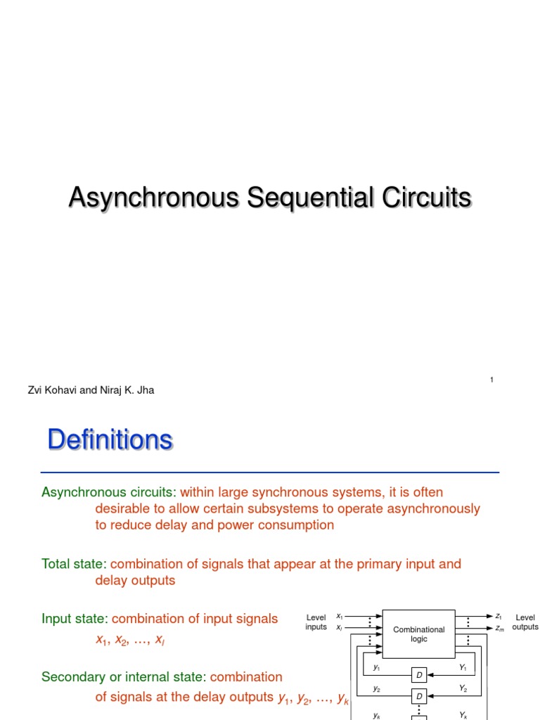 Analysis and Design of Asynchronous Sequential Circuits | Download Free PDF | Function ...