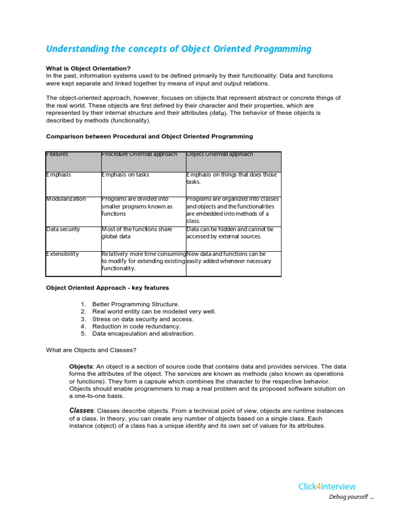 Different Scenarios of OO ABAP Explained in Detail | PDF | Class (Computer Programming ...