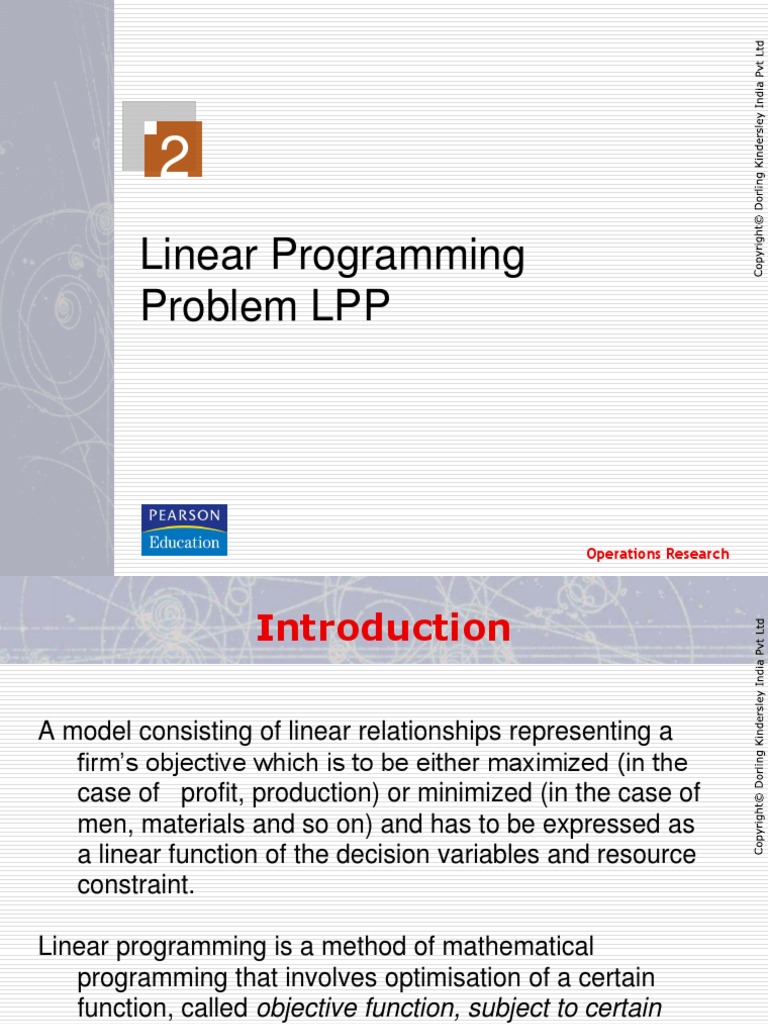 Linear Programming - Formulation | PDF | Linear Programming | Loss Function Linear Programming - Formulation | PDF | Linear Programming | Loss Function