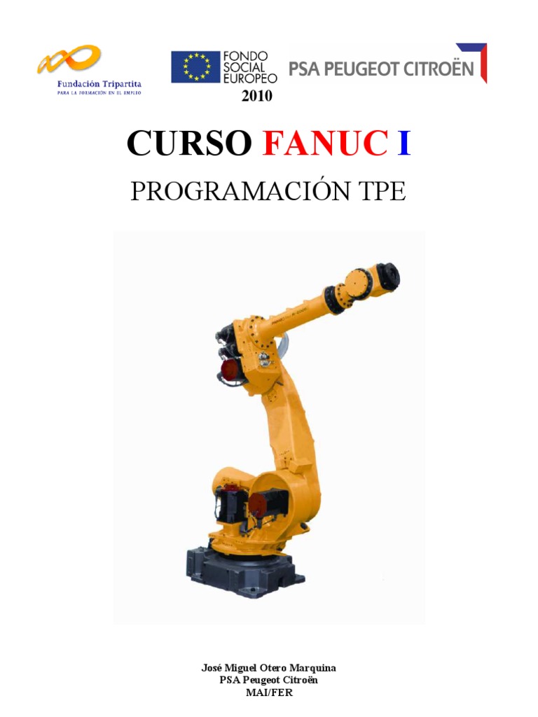 Curso Fanuc I M07 Programación 2010 | PDF | Movimiento (física ...